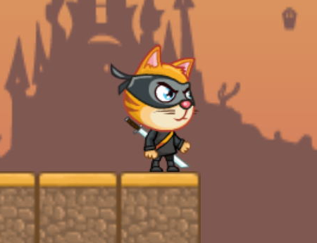 Cat Ninja - Play Online Cat Ninja on Plate